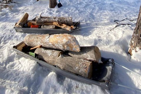 Should you use a sled, pulk, or backpack for winter camping? | Gone ...